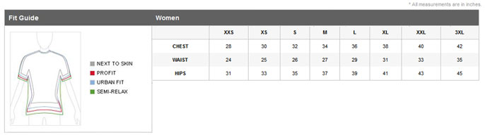 Louis Garneau Size Chart | semashow.com